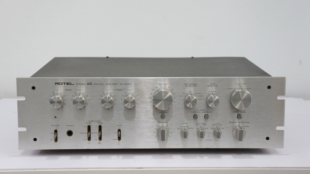 Rotel RC-2000 Vintage Stereo DC Control Amplifier, Audio, Soundbars ...
