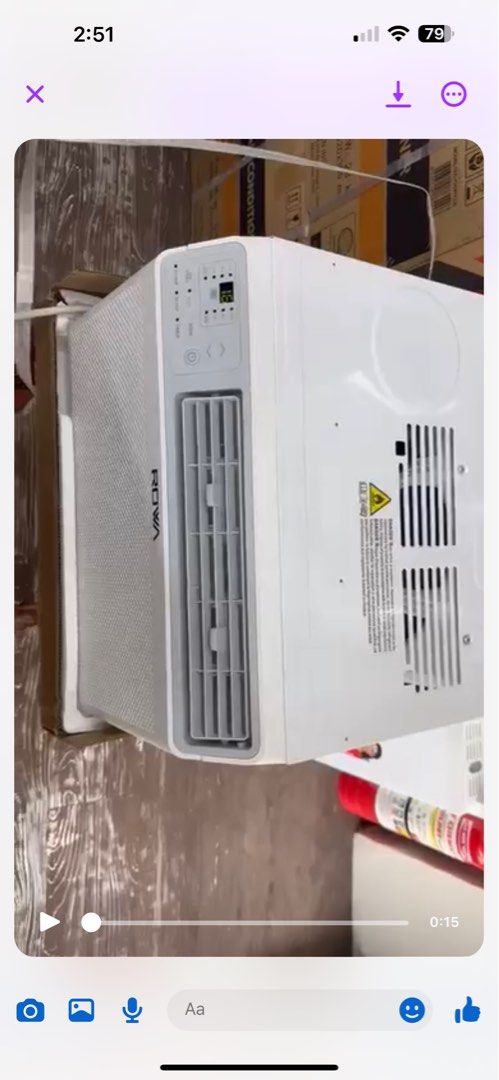 ROWA window aircon 1hp w/ Remote, TV & Home Appliances, Air ...