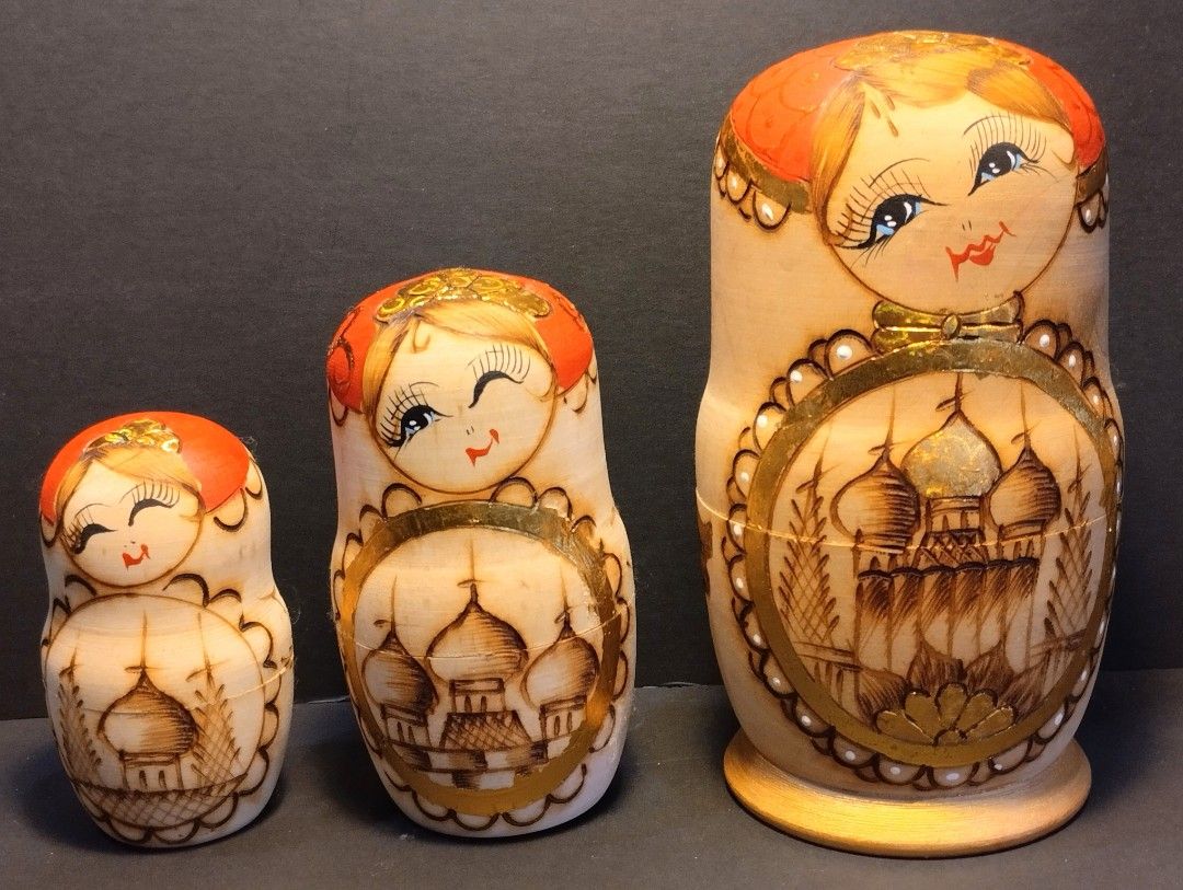 Russian Matryoshka Nested doll, Hobbies & Toys, Stationery & Craft, Handmade Craft on Carousell