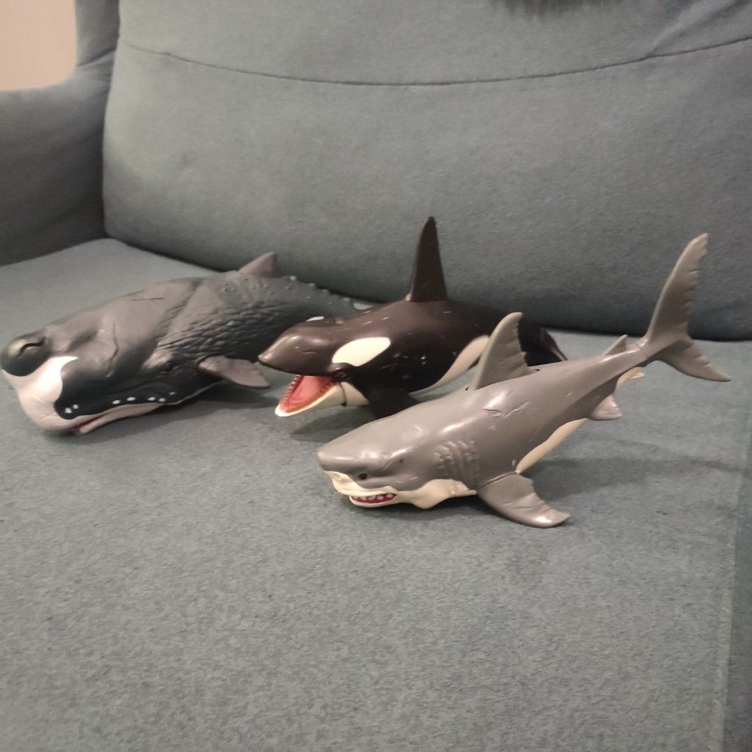 Scale 118 Whale Killer Whale And Shark Chap Mei Original Hobbies And Toys Toys And Games On Carousell