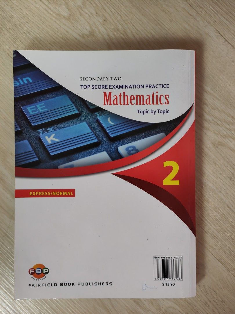 Sec 2 Mathematics topical assessment book, Hobbies & Toys, Books ...