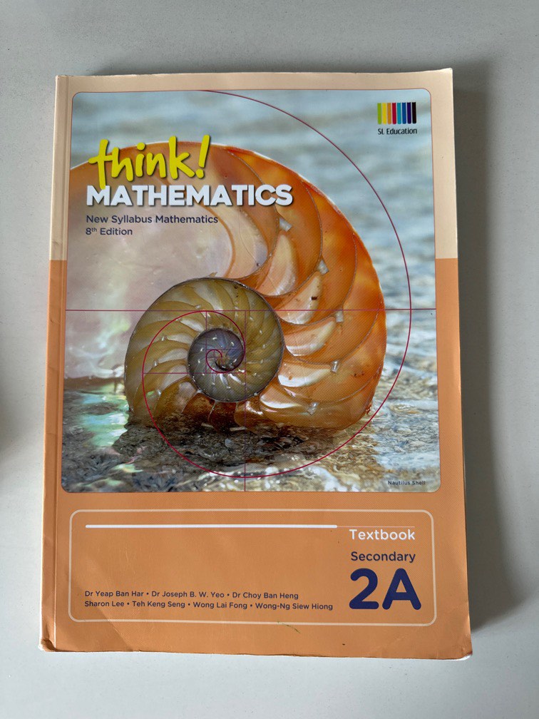 Sec 2 maths textbook, Hobbies & Toys, Books & Magazines, Textbooks on ...