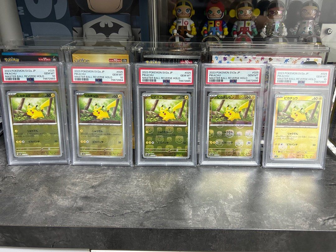 Sequential PSA 10 Pikachu Masterball Japanese 151 Pokemon, Hobbies ...