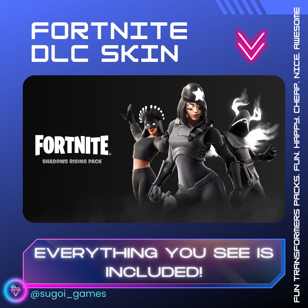 Shadows Rising Pack | Fortnite DLC/Add-on | Login Required |, Video ...