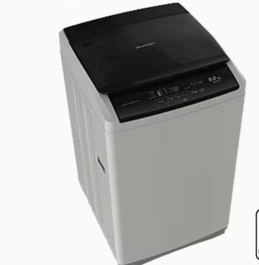 SHARP 8KG TOP LOAD WASHING MACHINE for sale @ 100$ only, TV & Home ...