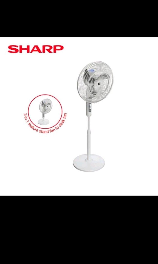 Sharp Ion plasmacluster fan, Furniture & Home Living, Lighting & Fans ...