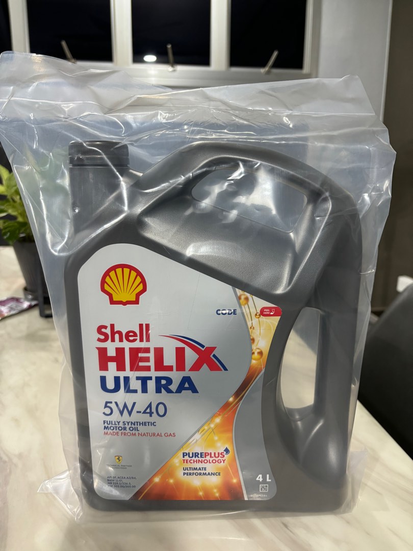 Shell Helix Ultra 5W40, Car Accessories, Accessories on Carousell
