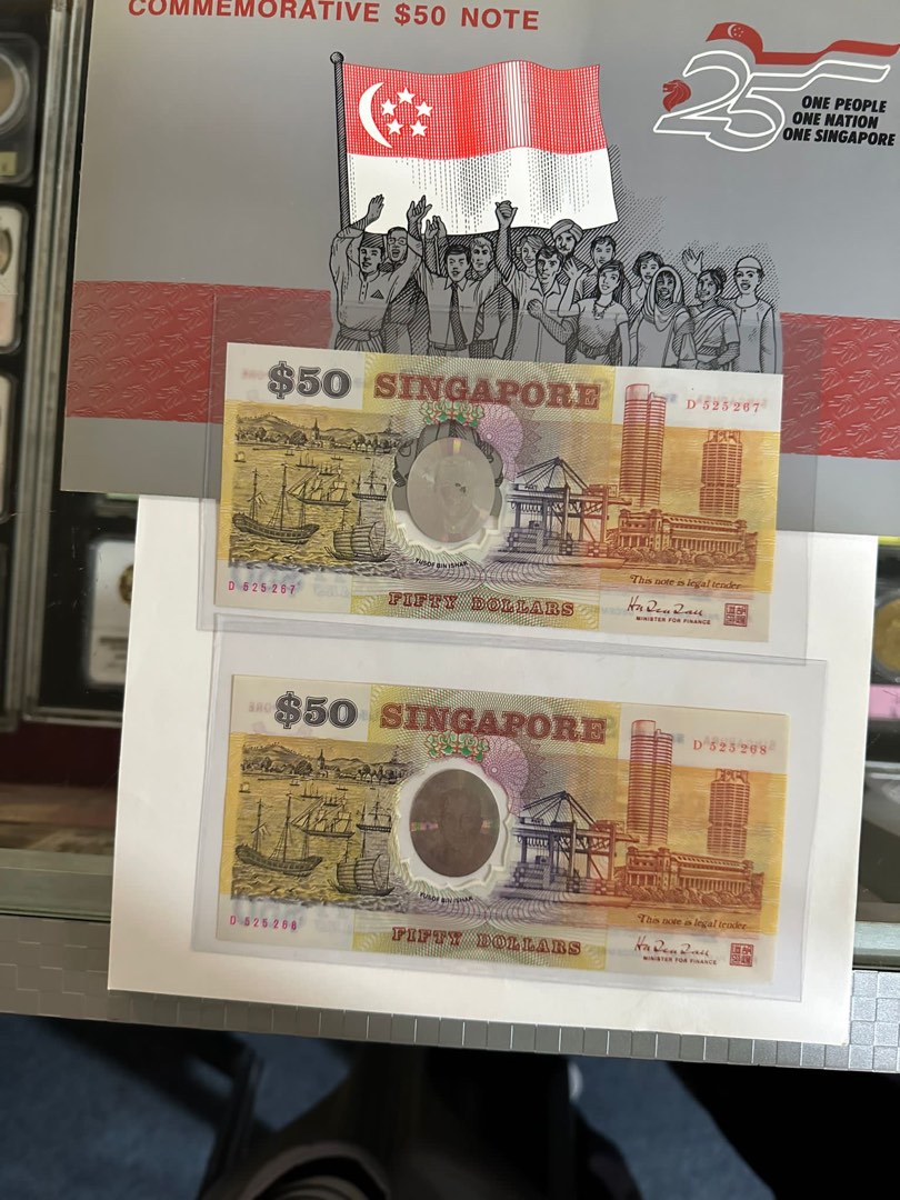 Singapore Notes, Hobbies & Toys, Memorabilia & Collectibles, Currency ...