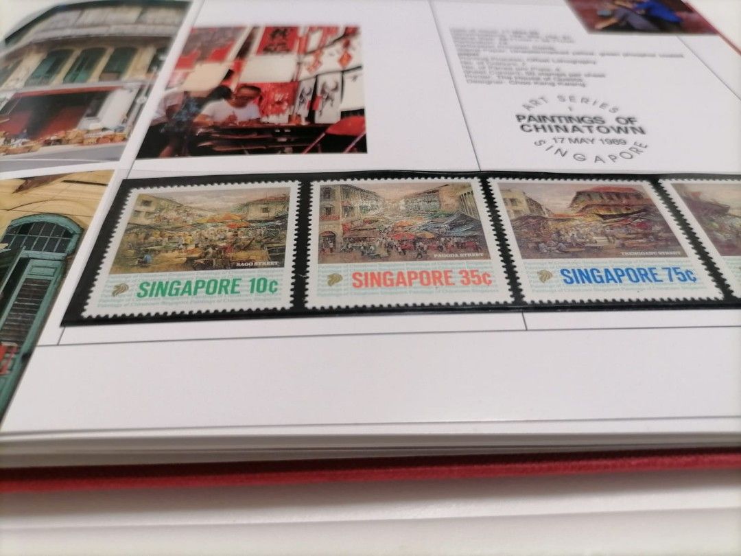 Singapore stamp collection book 1989, Hobbies & Toys, Memorabilia ...