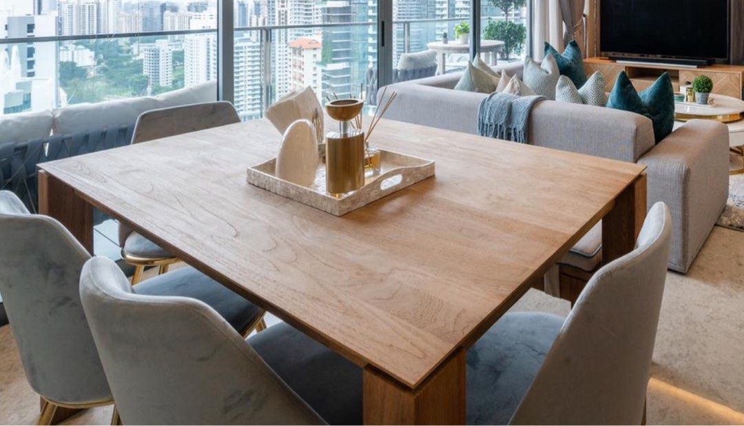 Soul & Table Slice Dining Table & Bench - Teak - Ethnicraft, Furniture ...