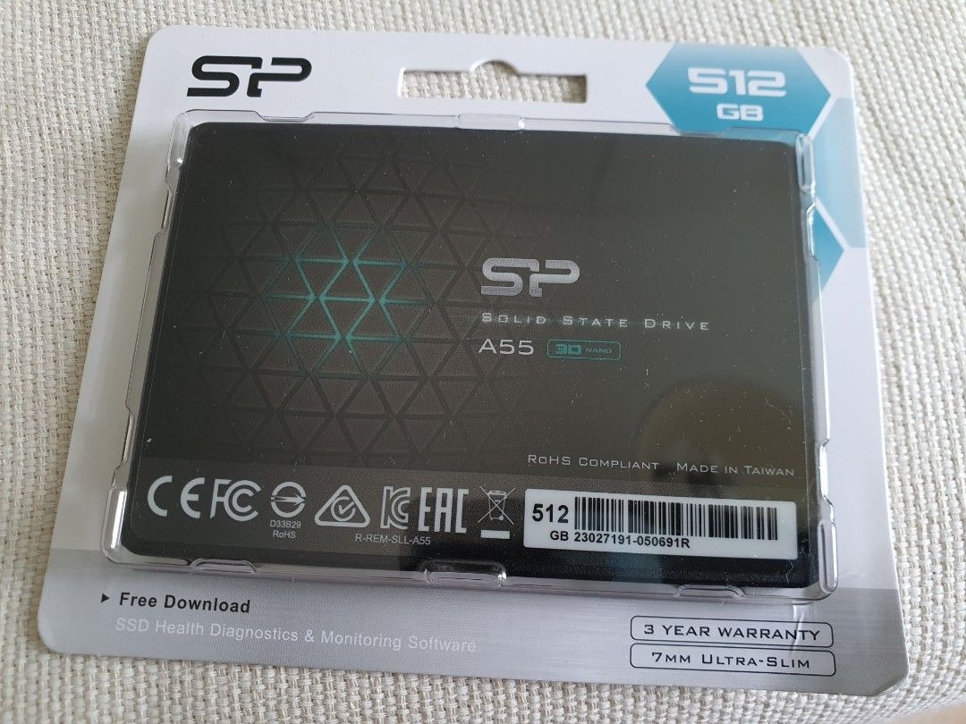 sp a55 ssd 512gb, Computers & Tech, Parts & Accessories, Hard Disks & Thumbdrives on Carousell