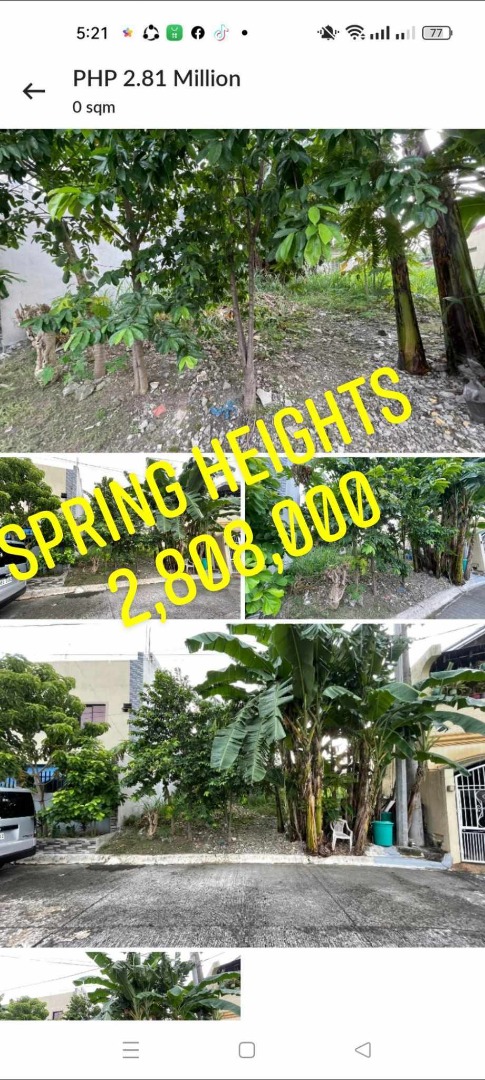 Spring Heights 2 Lot for Sale, Property, For Sale, Lot on Carousell