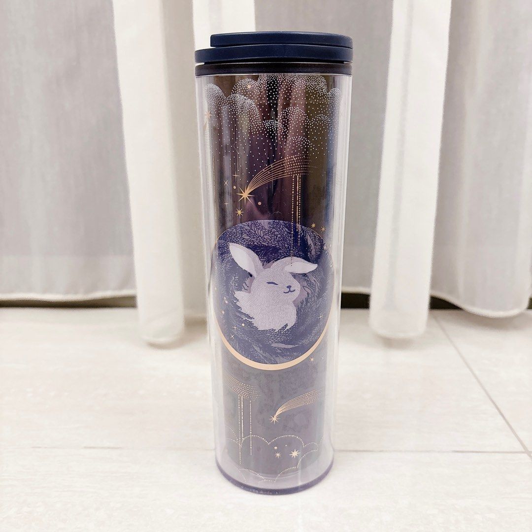 Starbucks Rabbit Starry Night Tumbler 16oz, Furniture & Home Living ...