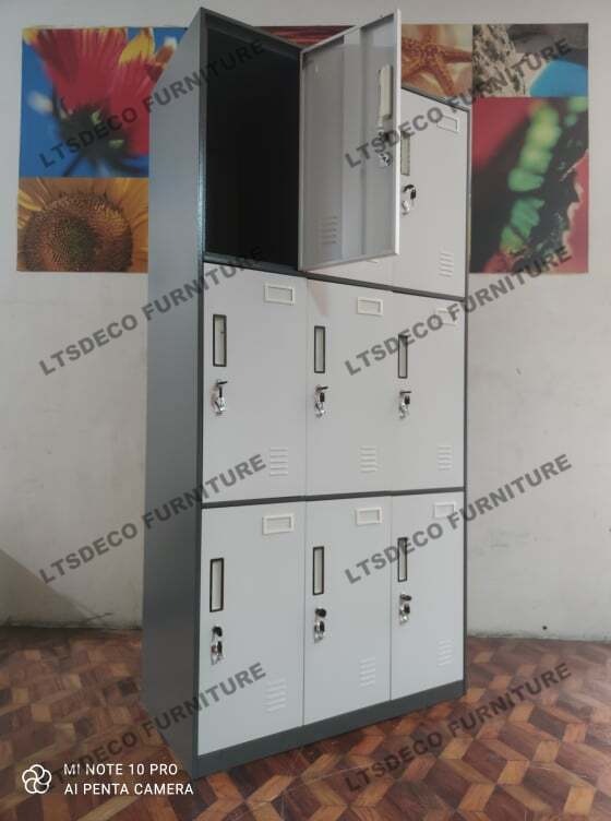 STEEL LOCKER OFFICE PARTITION, Furniture & Home Living, Office ...