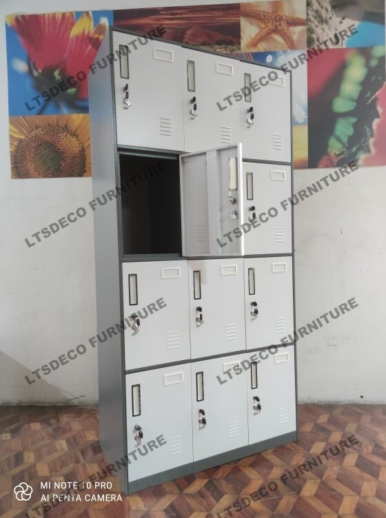 STEEL LOCKER OFFICE PARTITION, Furniture & Home Living, Office ...