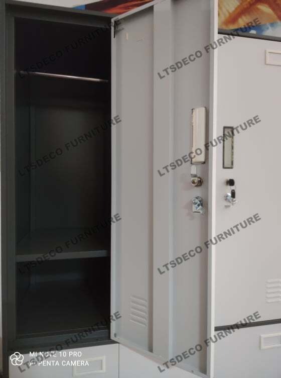 STEEL LOCKER OFFICE PARTITION, Furniture & Home Living, Office ...