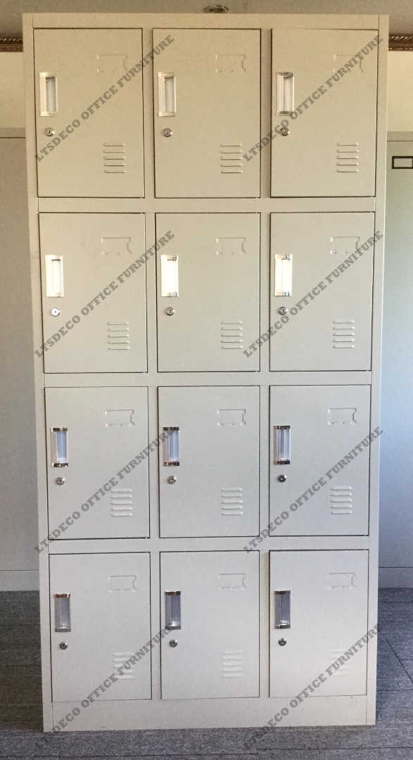 STEEL LOCKER OFFICE PARTITION, Furniture & Home Living, Office ...