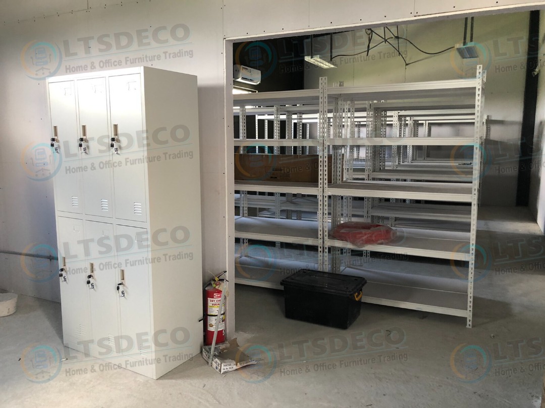 STEEL RACK OFFICE PARTITION, Furniture & Home Living, Office Furniture ...