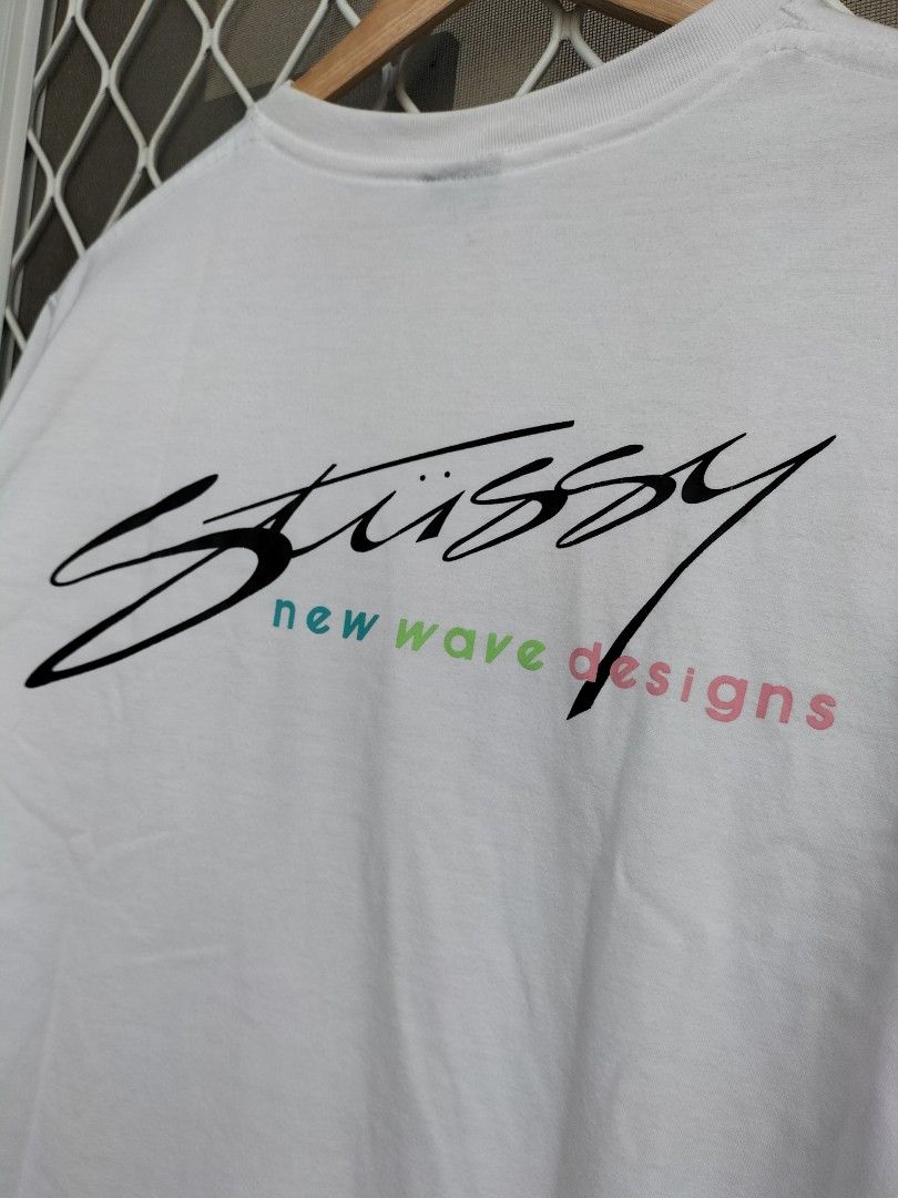 Stussy Cursive Shirt, Men's Fashion, Tops & Sets, Tshirts & Polo Shirts ...