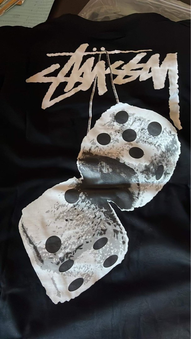 STUSSY DICE, Men's Fashion, Tops & Sets, Tshirts & Polo Shirts on Carousell