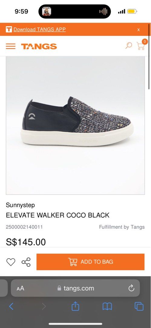 Sunnystep ELEVATE WALKER COCO BLACK, Men's Fashion, Footwear, Casual ...