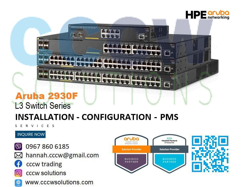 Switch - Aruba 2930F Switch 24G PoE+ 4SFP Switch (JL261A), Computers ...