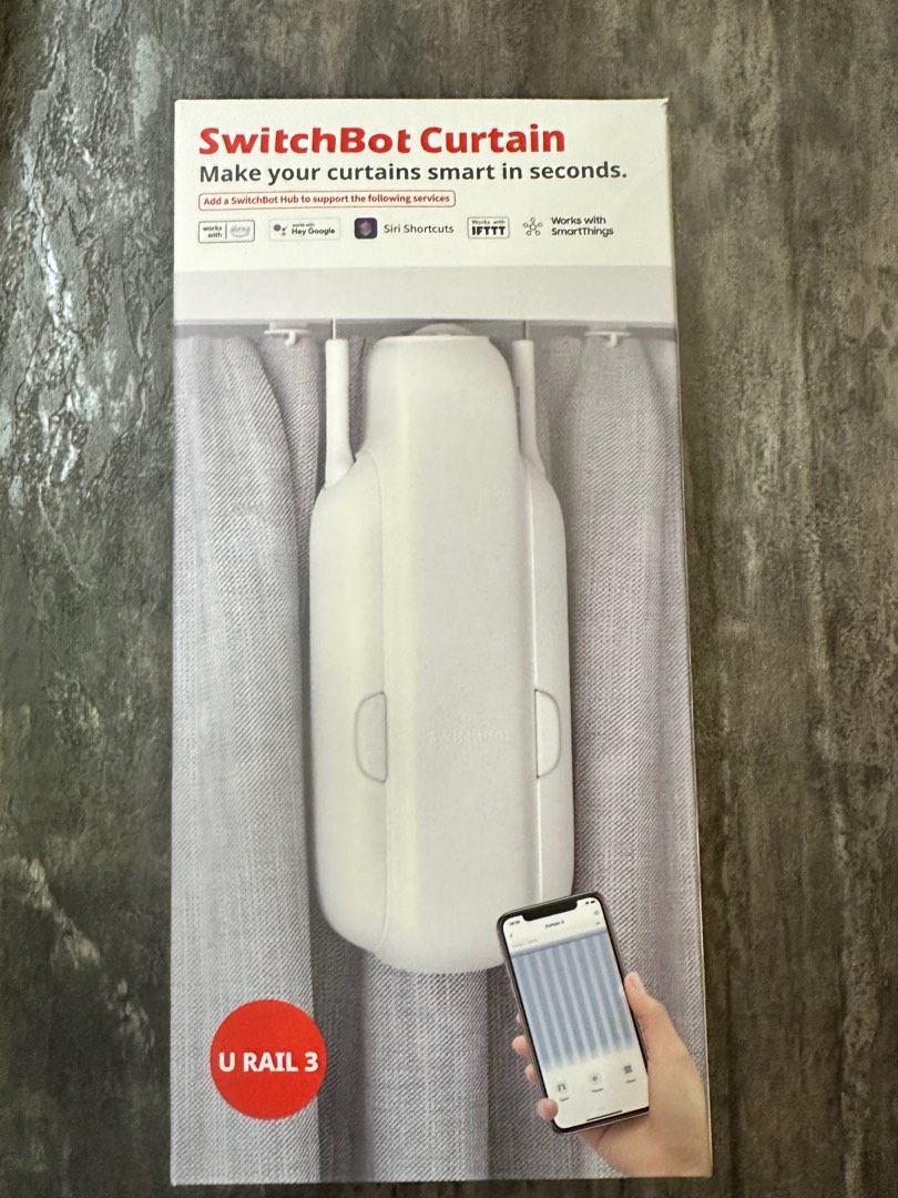 SwitchBot Smart Automatic Curtain Opener - Bluetooth Remote Control ...