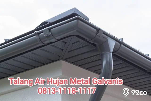 Talang Air Hujan Metal Galvanis Bekasi Cikarang Karawang Indramayu ...
