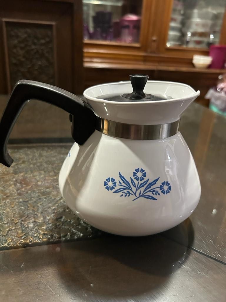 Teko blue cornflower corningware, Furniture & Home Living, Kitchenware & Tableware, Coffee & Tea ...