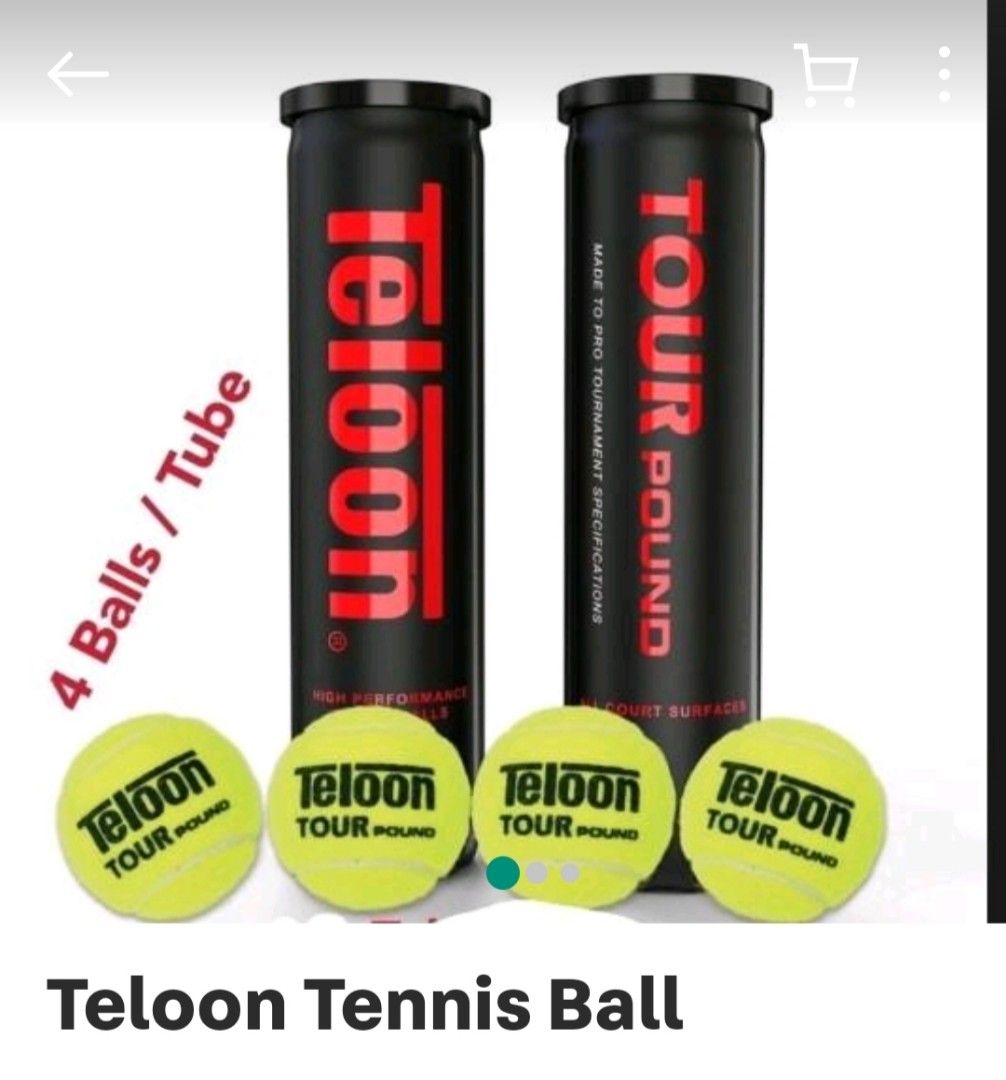 Teloon Tennis Ball, Sports Equipment, Sports & Games, Racket & Ball ...