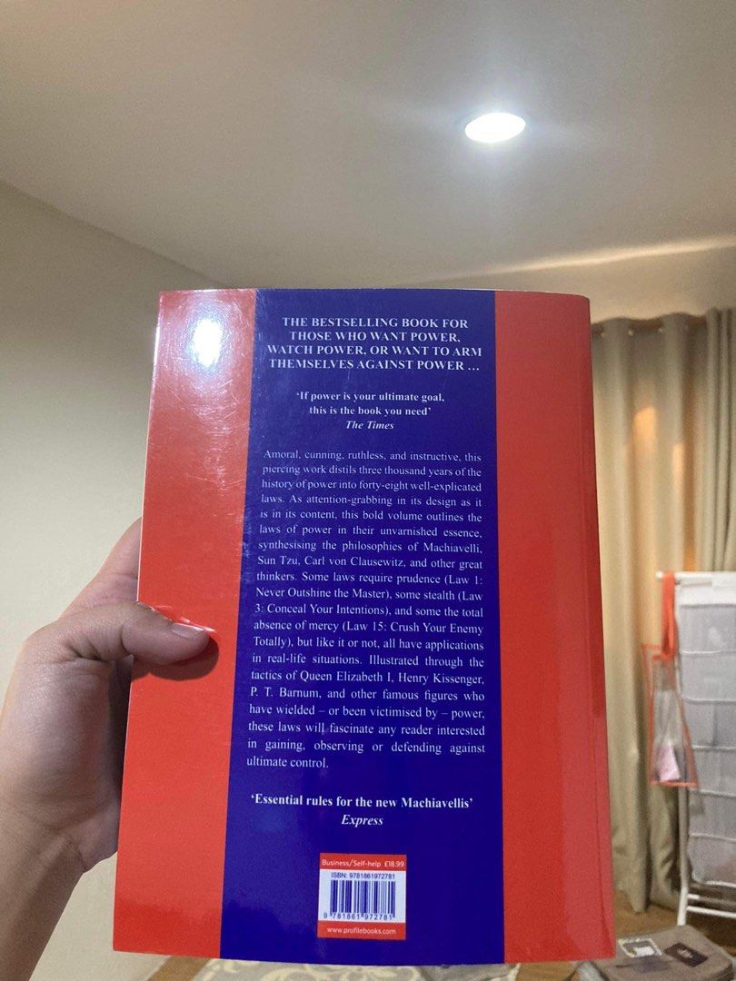 the 48 laws of power (self-help book), Hobbies & Toys, Books ...