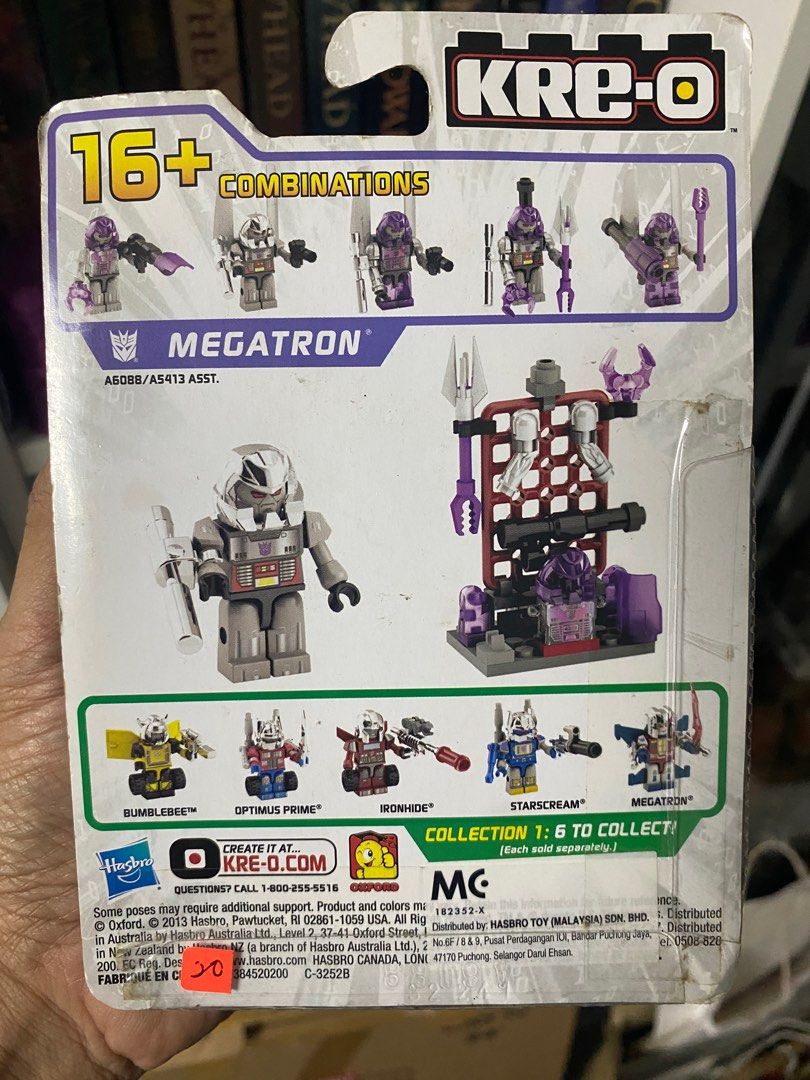 The "Custom Kreon" version of ''Kre-O'' Megatron (Kre-O)., Hobbies ...