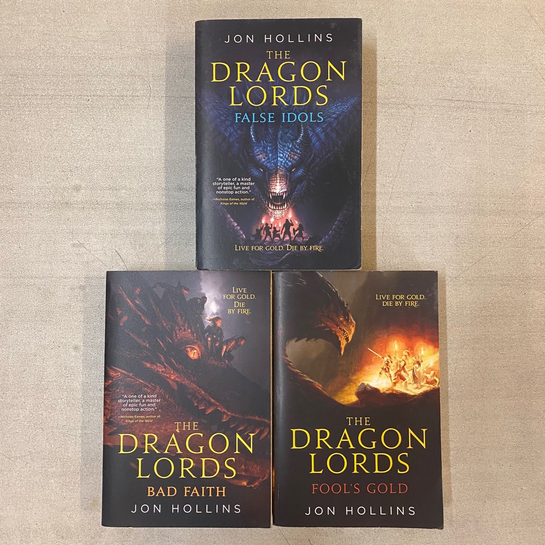 The Dragon Lords Book Series by Jon Hollins, Hobbies & Toys, Books & Magazines, Fiction & Non ...