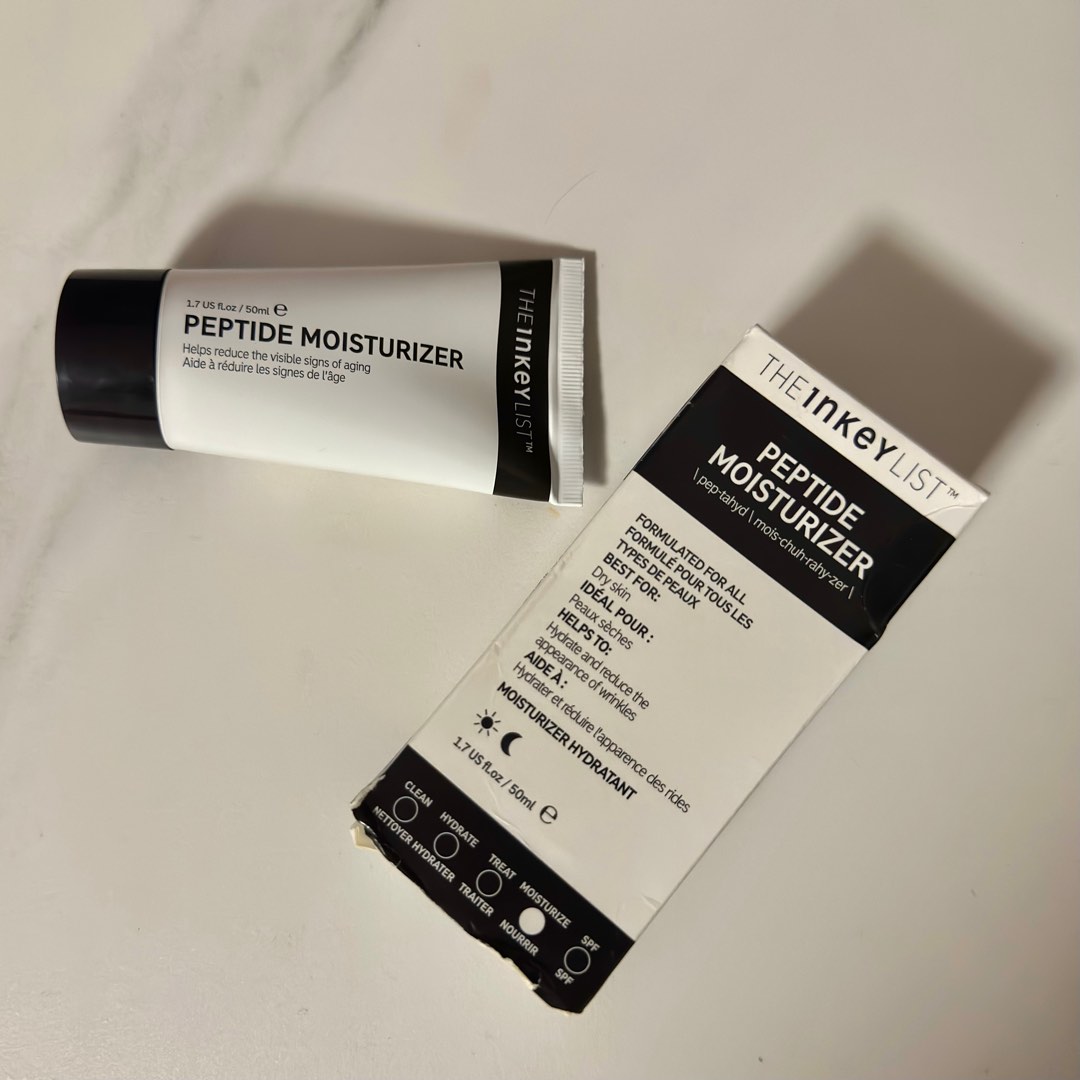 The Inkey List Peptide Moisturizer 50ml, Beauty & Personal Care, Face ...