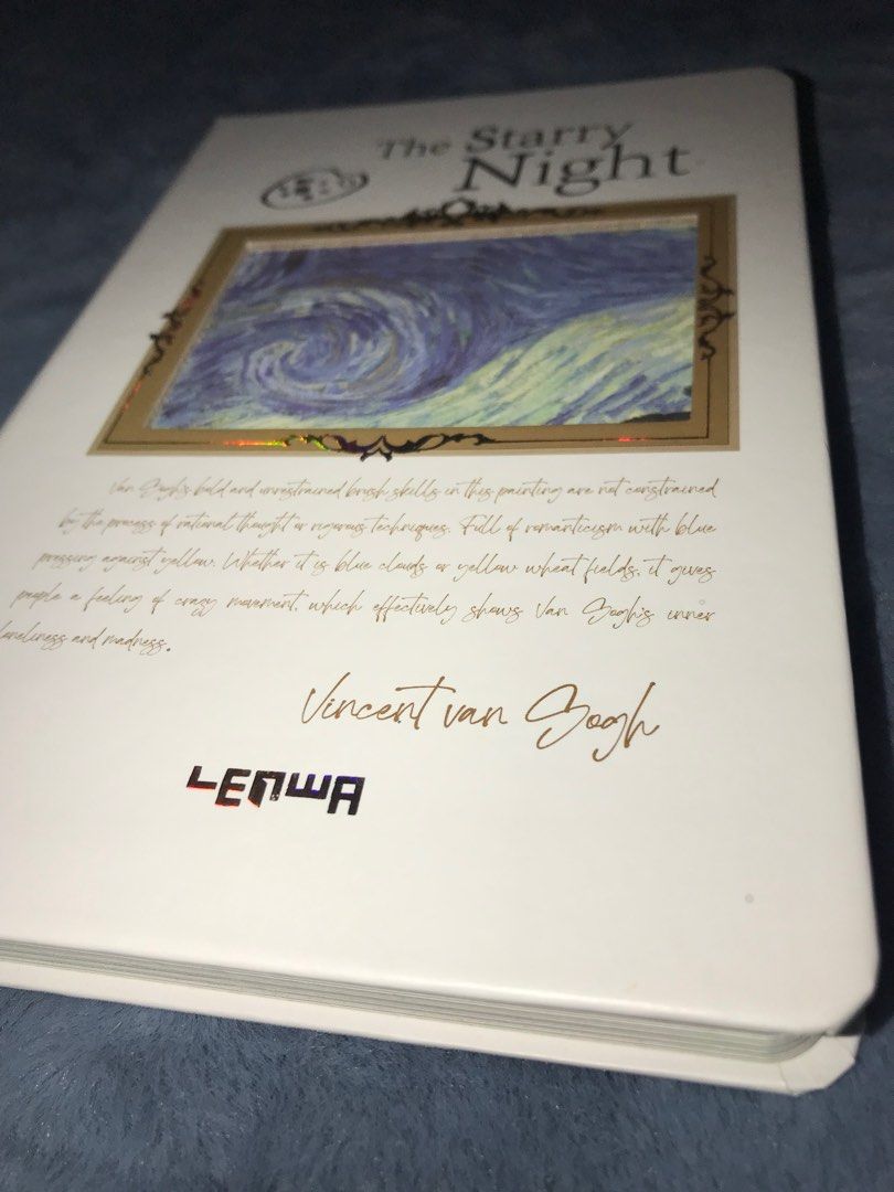 The Starry Night journal pad, Hobbies & Toys, Stationary & Craft, Stationery & School Supplies ...