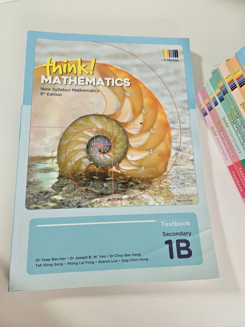 Think! Mathematics textbook 1A & 1B, Hobbies & Toys, Books & Magazines ...