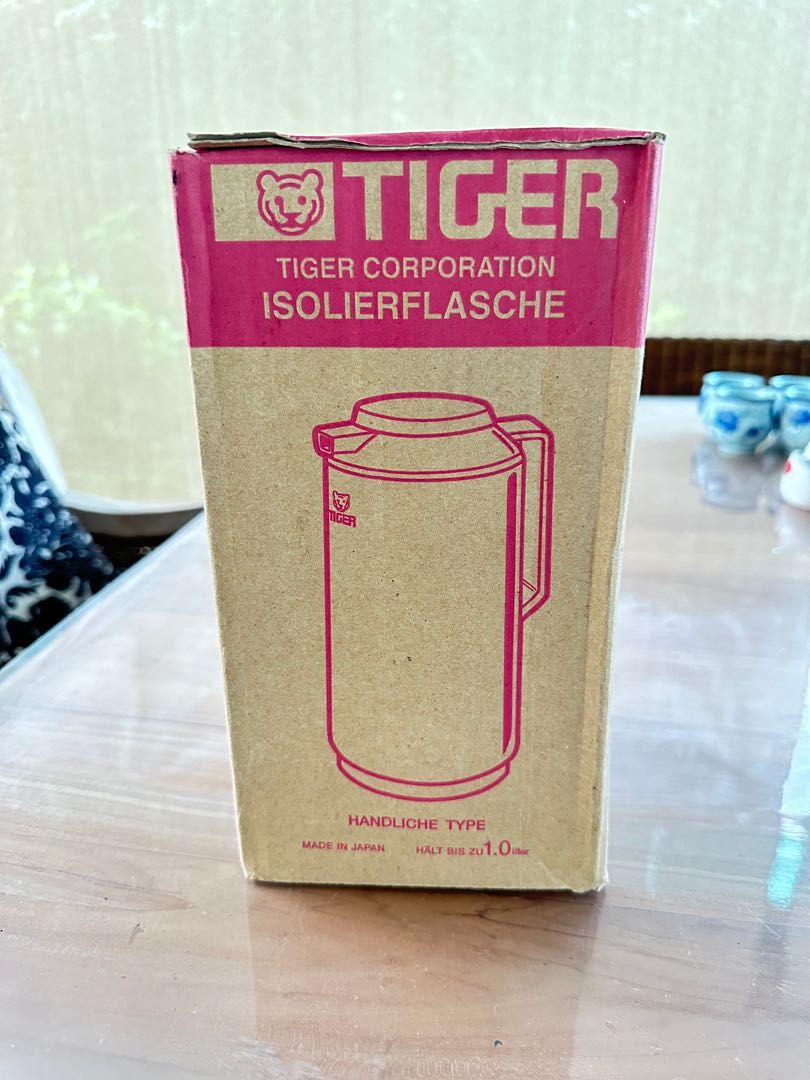 Never used Tigers Vacuum Jug(1L), Furniture & Home Living, Kitchenware ...