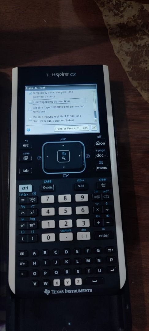 TI-nspire cx graphing calculator, Computers & Tech, Office & Business ...