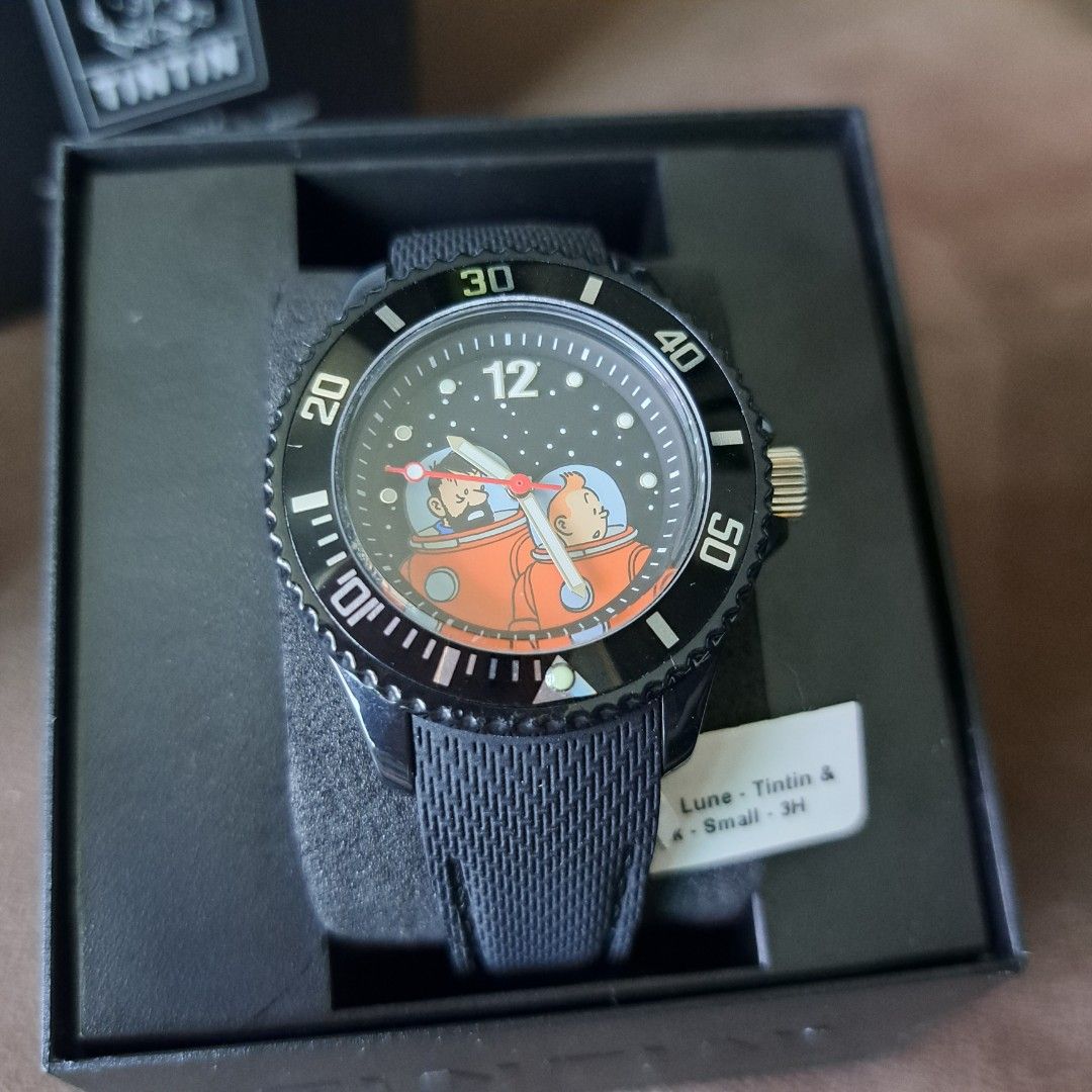 Tintin Analog sport round dial watch, Men's Fashion, Watches ...