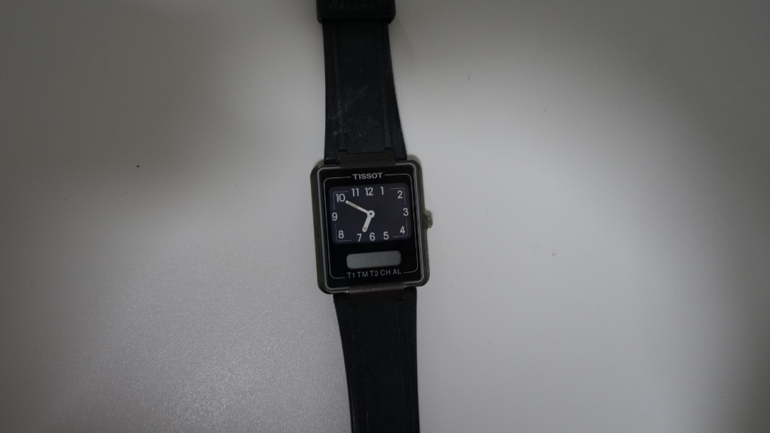 TISSOT TWO TIMER RARE VINTAGE UNIQUE WATCH USED IN GD CONDITION, Men's ...