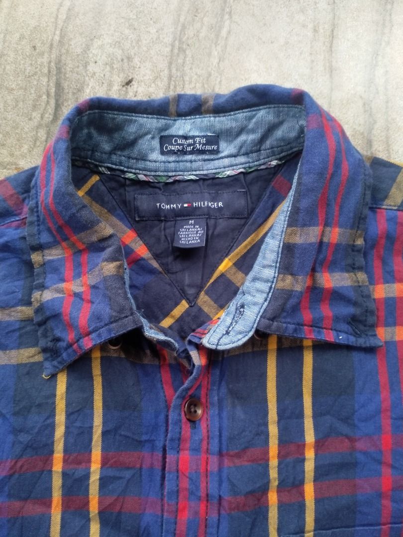 Tommy Hilfiger flannel, Men's Fashion, Coats, Jackets and Outerwear on Carousell