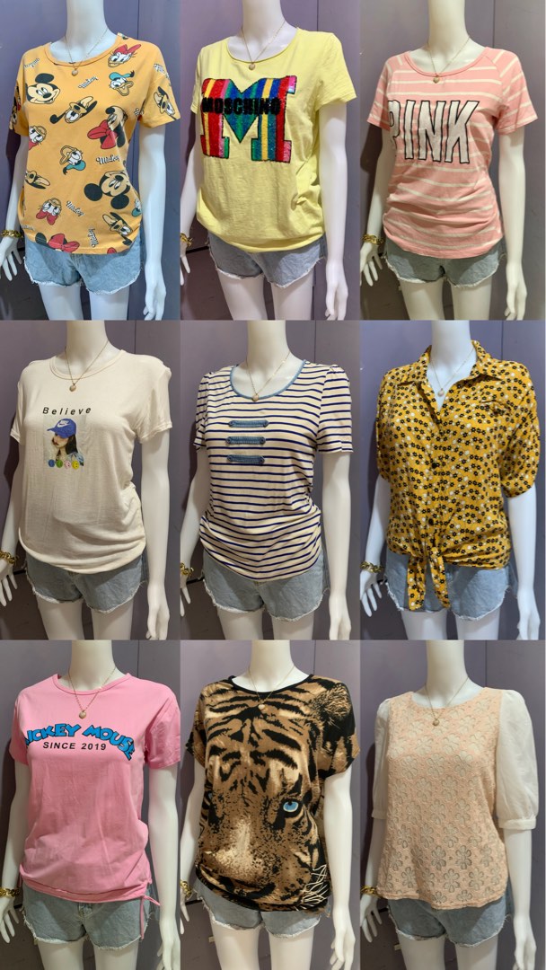 Tops (Different Sizes), Women's Fashion, Tops, Shirts on Carousell