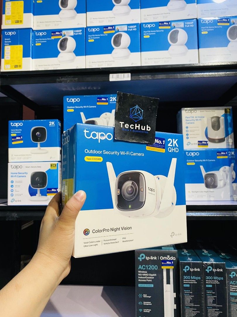 TP-Link Tapo C325WB 2K 4MP QHD Color ColorPro Night Vision Outdoor IP66 ...