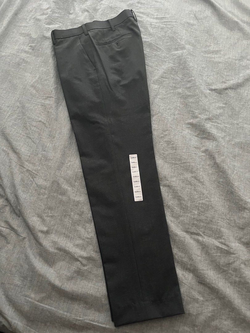 Uniqlo Airsense Pants Dark Grey, Men's Fashion, Bottoms, Trousers on ...