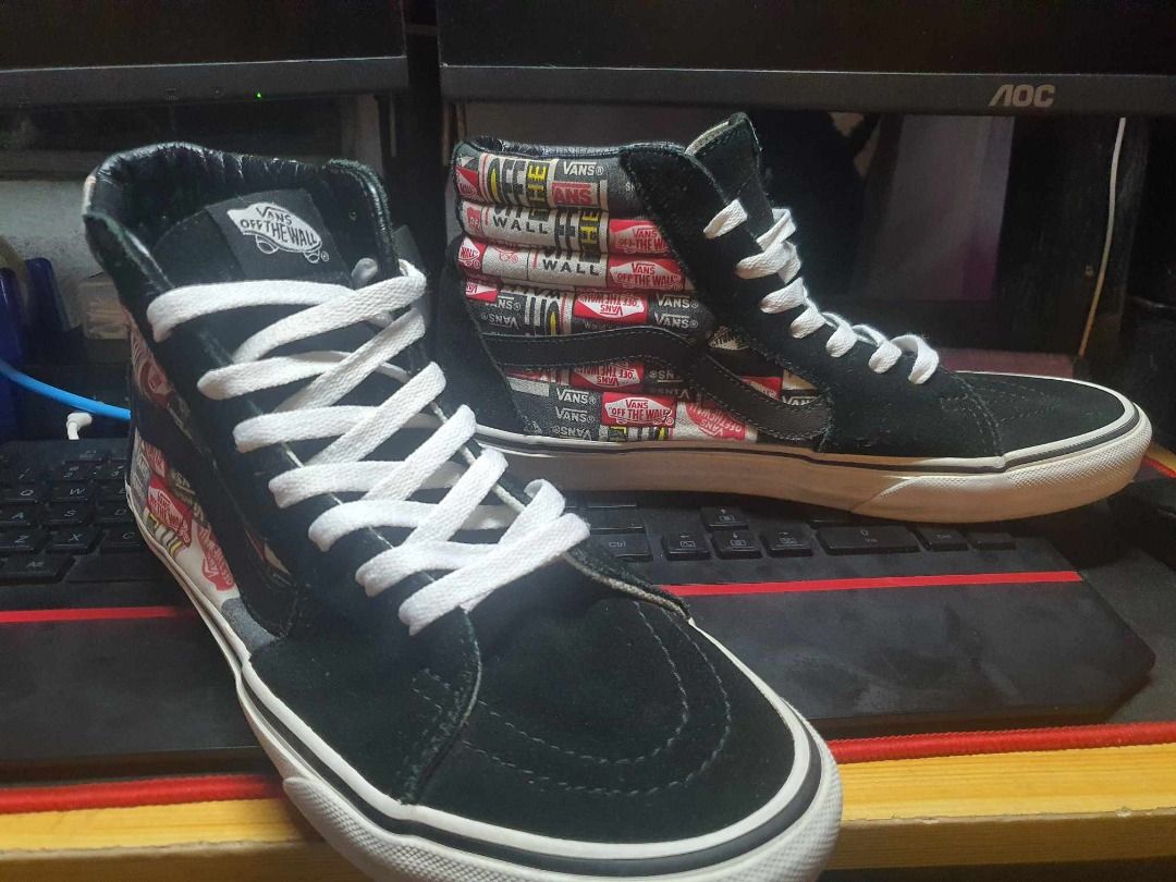 VANS Sk8-Hi Label Mix Shoes, Men's Fashion, Footwear, Sneakers on Carousell