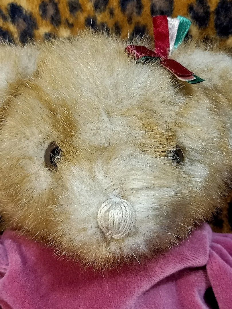 VERY BEAUTIFUL SUPER LARGE SIZE VINTAGE PURR FECTION BROWN TEDDY BEAR ...