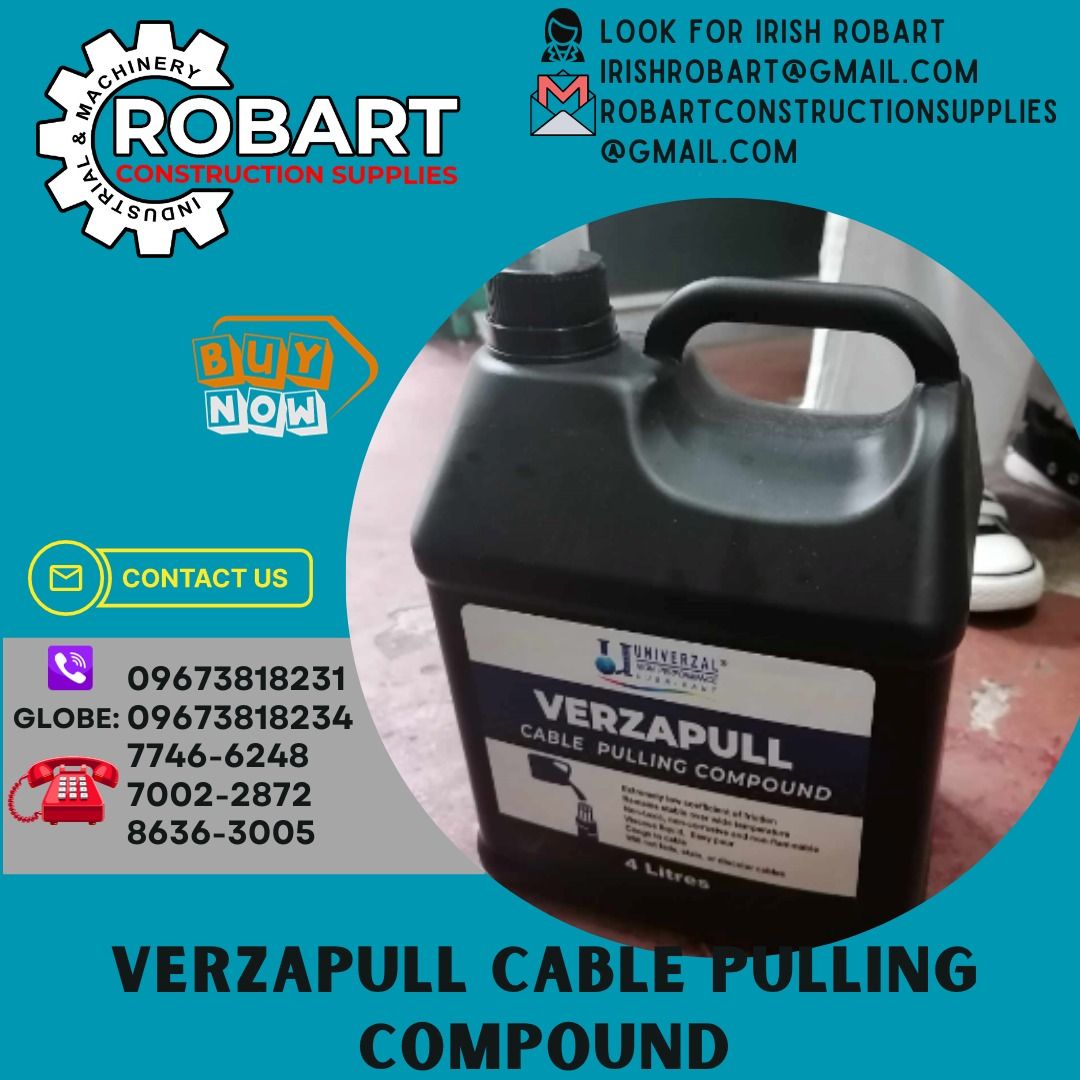 Verzapull Cable Pulling Compound, Commercial & Industrial, Construction ...