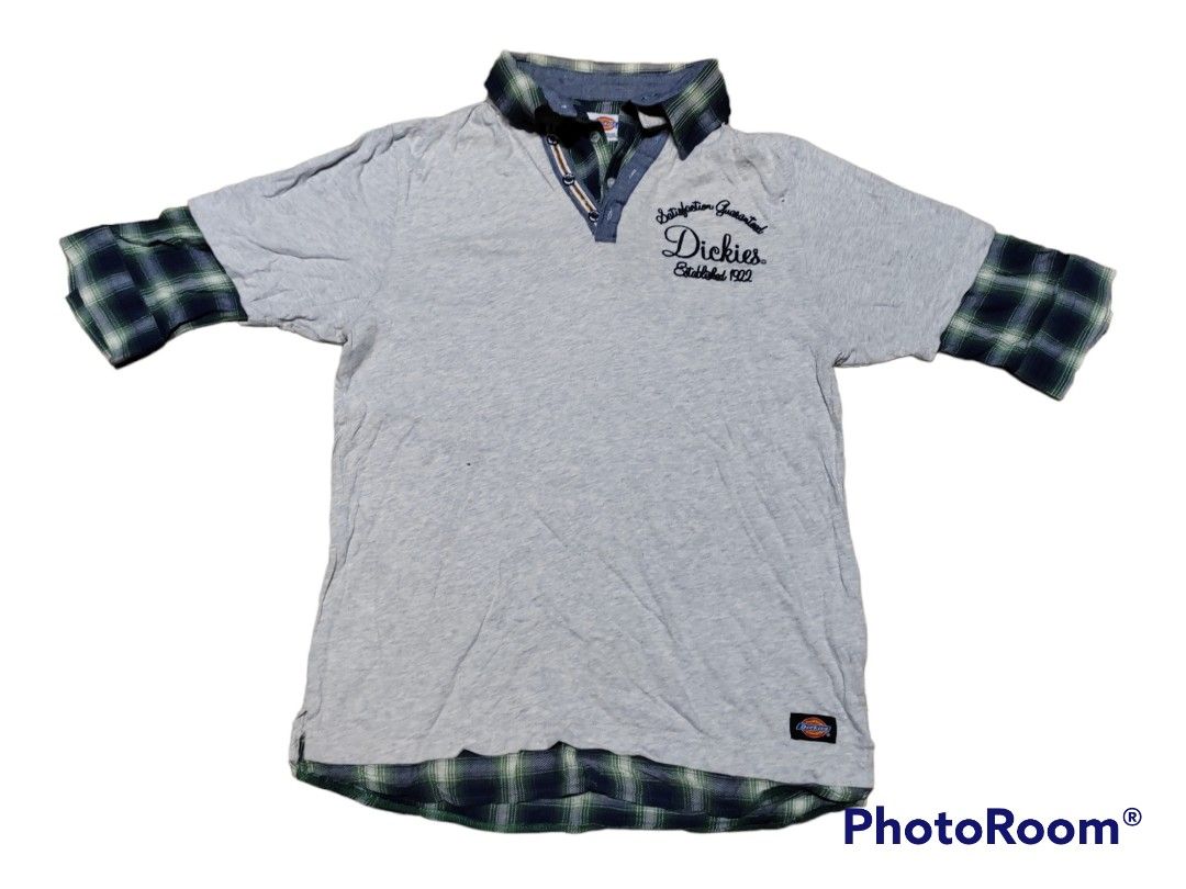 Vintage dickies chicano bowling fake layered, Men's Fashion, Tops ...