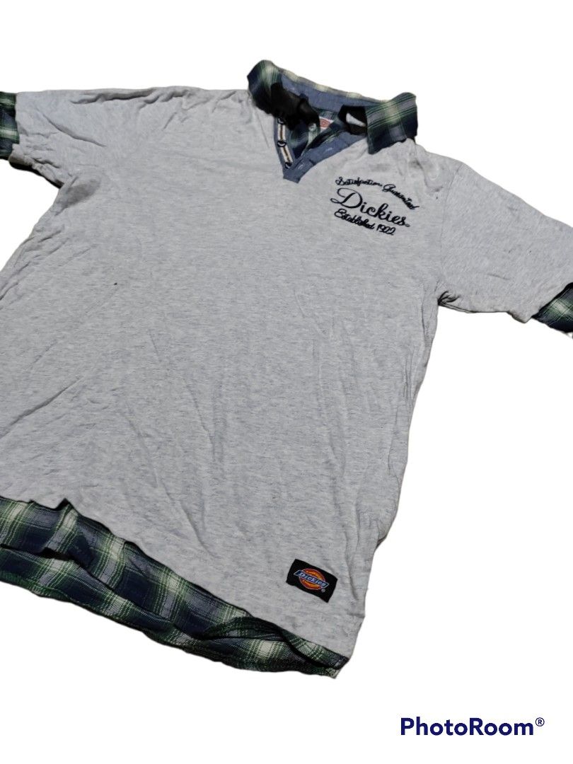 Vintage dickies chicano bowling fake layered, Men's Fashion, Tops ...