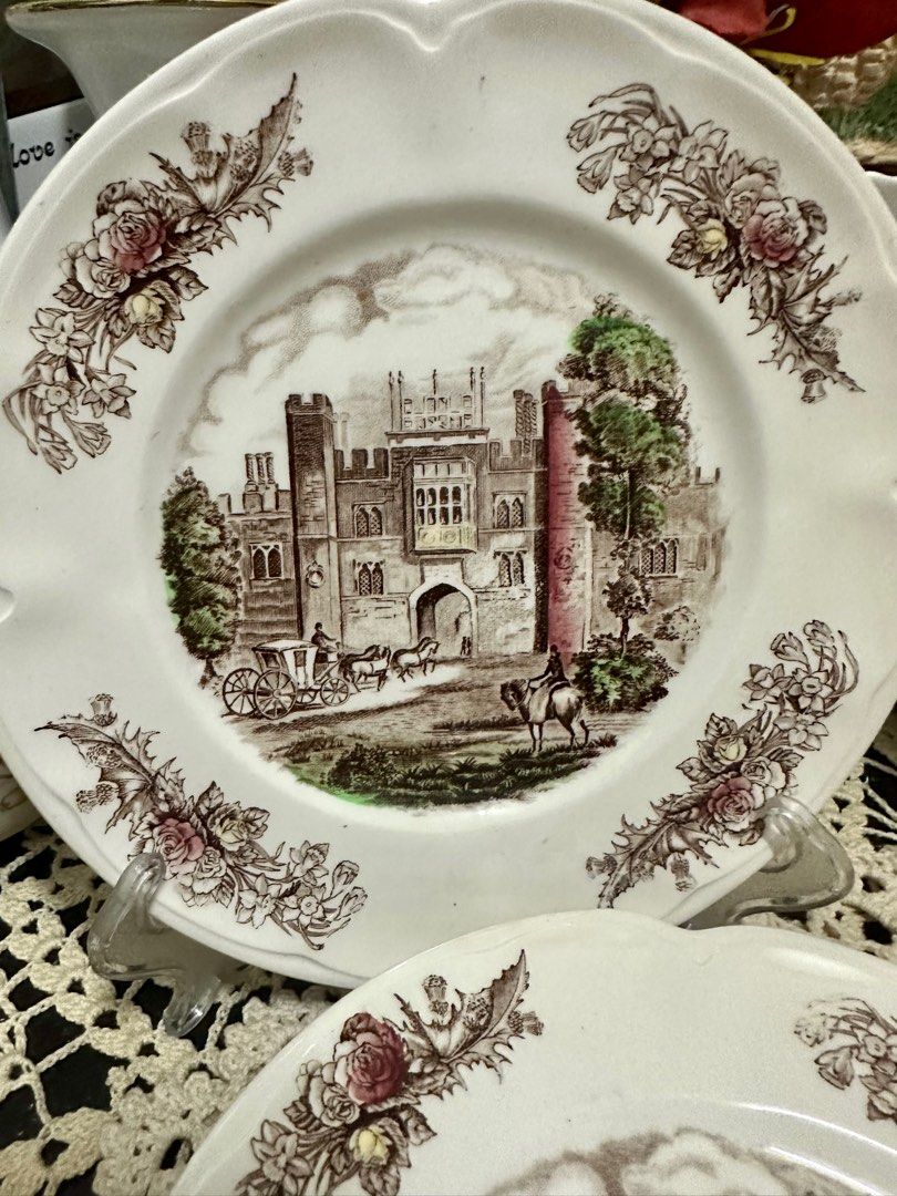 Vintage Johnson Bros Royal Homes Britain Dessert Plate, Hobbies & Toys ...
